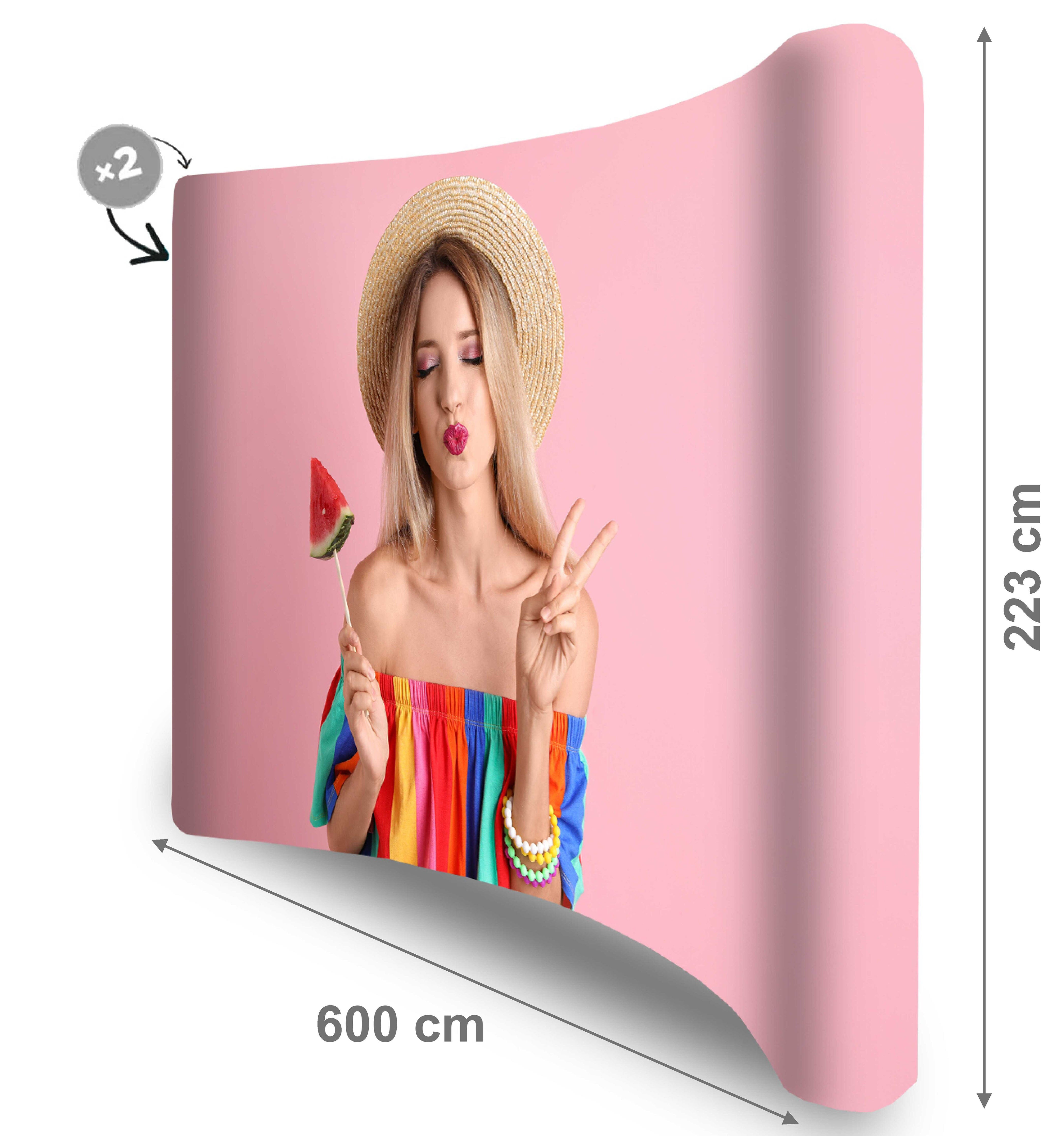 POP UP Textil Curb 6.0 m – Spider Textil by printcenter.ro